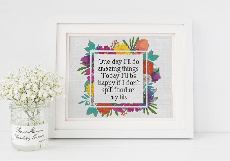 One day Ill do amazing things. Today Ill be happy if I dont | Etsy