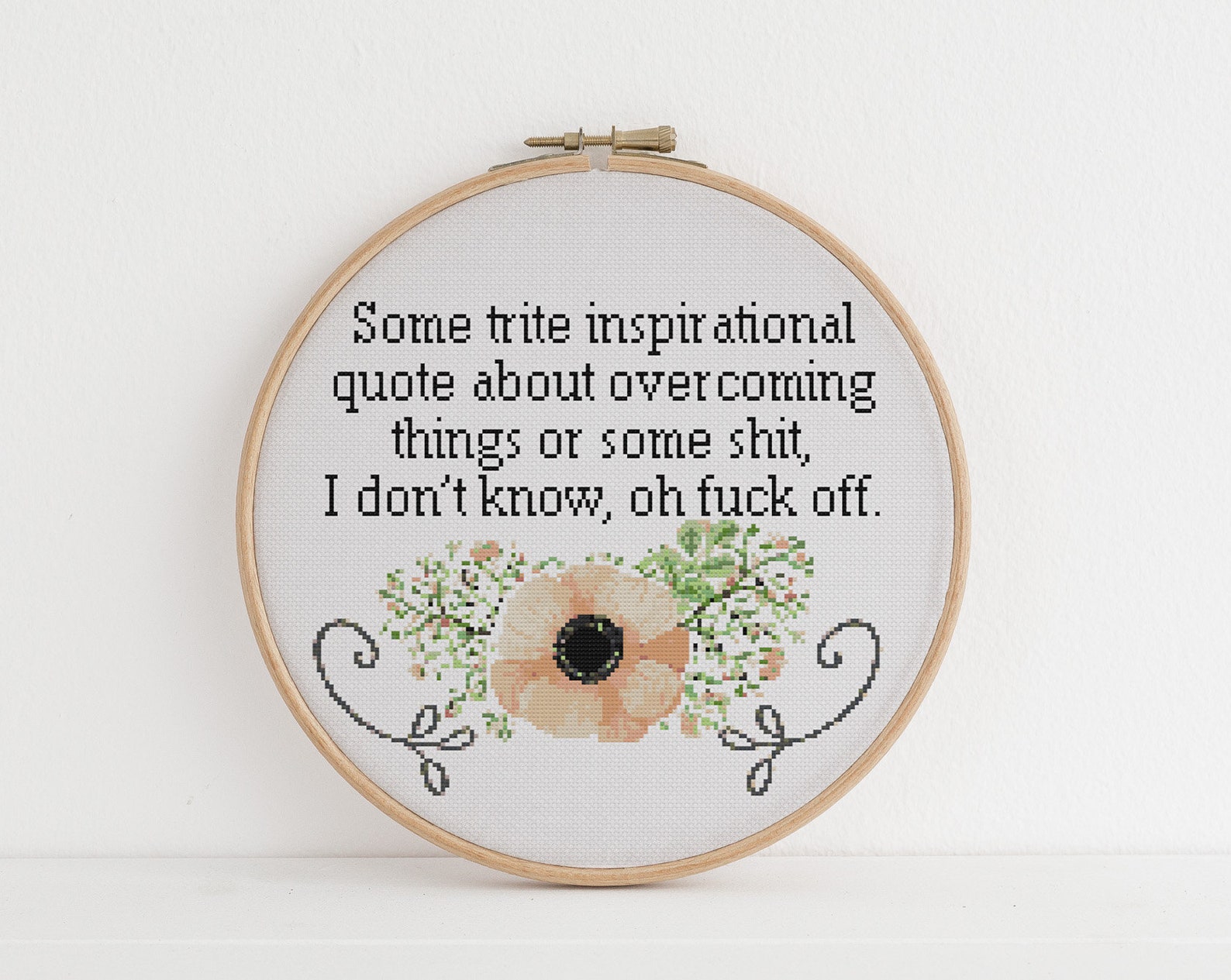 Some Trite Inspirational Quote About Overcoming Things or Some - Etsy