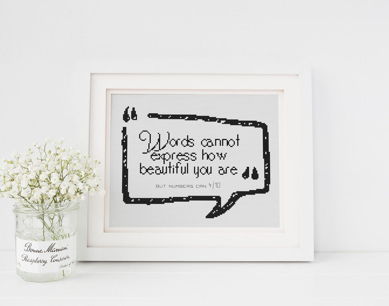 Words Cannot Express How Beautiful You Are but Numbers Can - Etsy