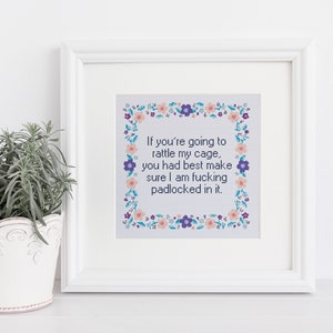 If Youre Going to Rattle My Cage Youd Best Make Sure Im - Etsy UK