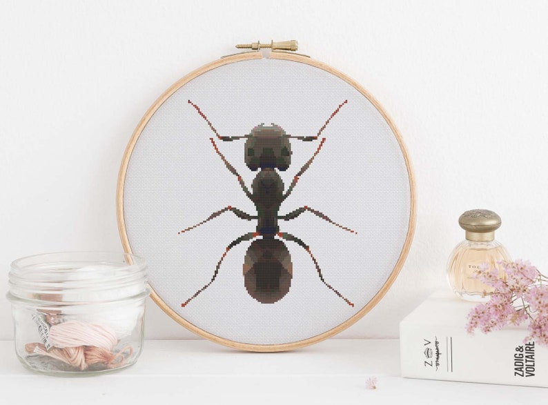 Ant Polygonal Geometric Cross Stitch Pattern PDF - Etsy