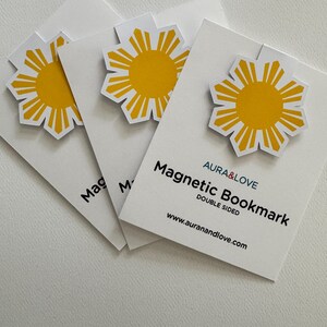 Philippines Sun Bookmark - Glossy Vinyl Pinoy Pride Reading Accessory ...