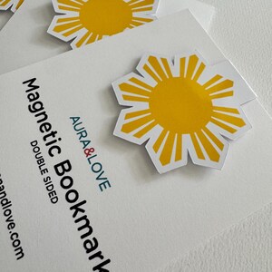 Philippines Sun Bookmark - Glossy Vinyl Pinoy Pride Reading Accessory ...
