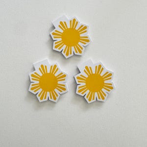 Philippines Sun Bookmark - Glossy Vinyl Pinoy Pride Reading Accessory ...