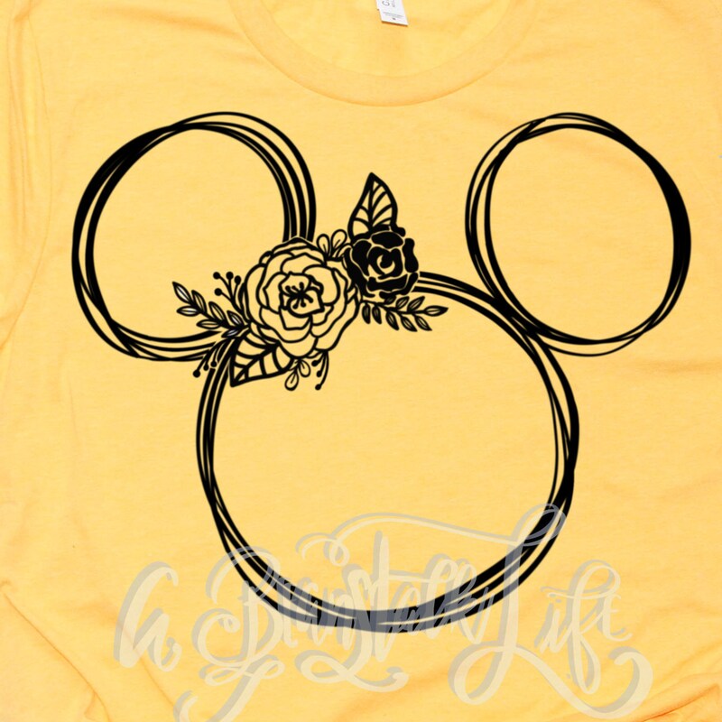 Minnie Flower Svg - Etsy