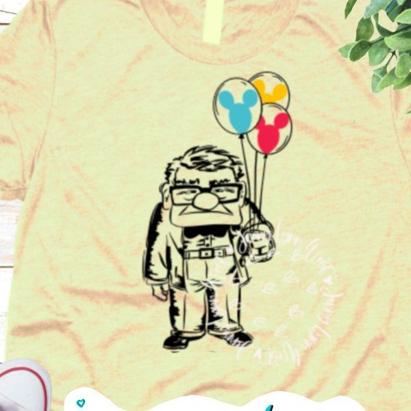 Carl From up Svg - Etsy