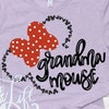Mouse Grandma Svg for Cricut, Grandma Svg, Family Trip Svg, Mouse Ears ...