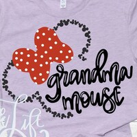 Mouse Grandma Svg for Cricut, Grandma Svg, Family Trip Svg, Mouse Ears ...