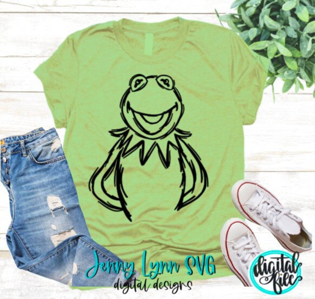 Kermit SVG Muppets Kermit the Frog SVG Muppets Kermit Sketch Svg Dxf ...