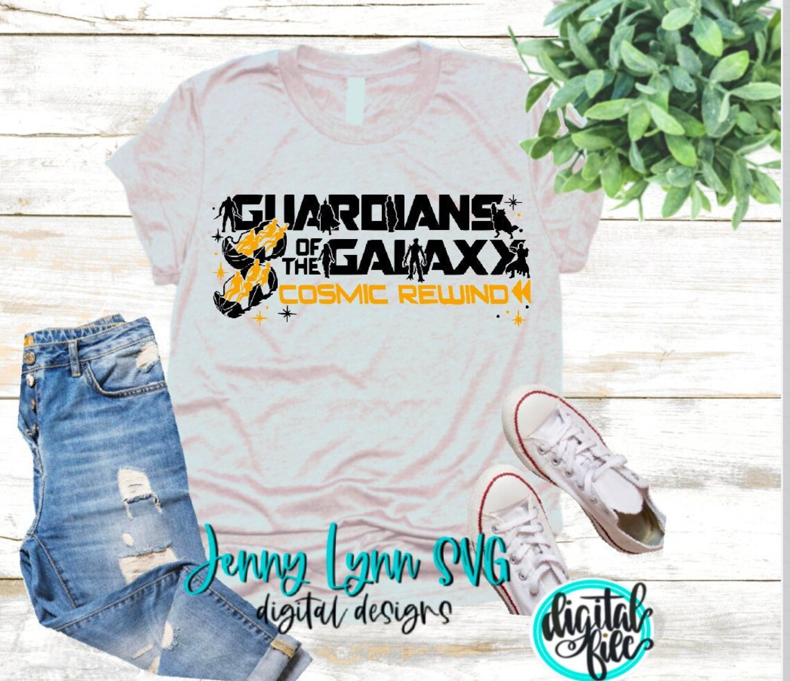 Guardians of the Galaxy SVG Cosmic Rewind Ride Epcot Ride SVG Cricut ...