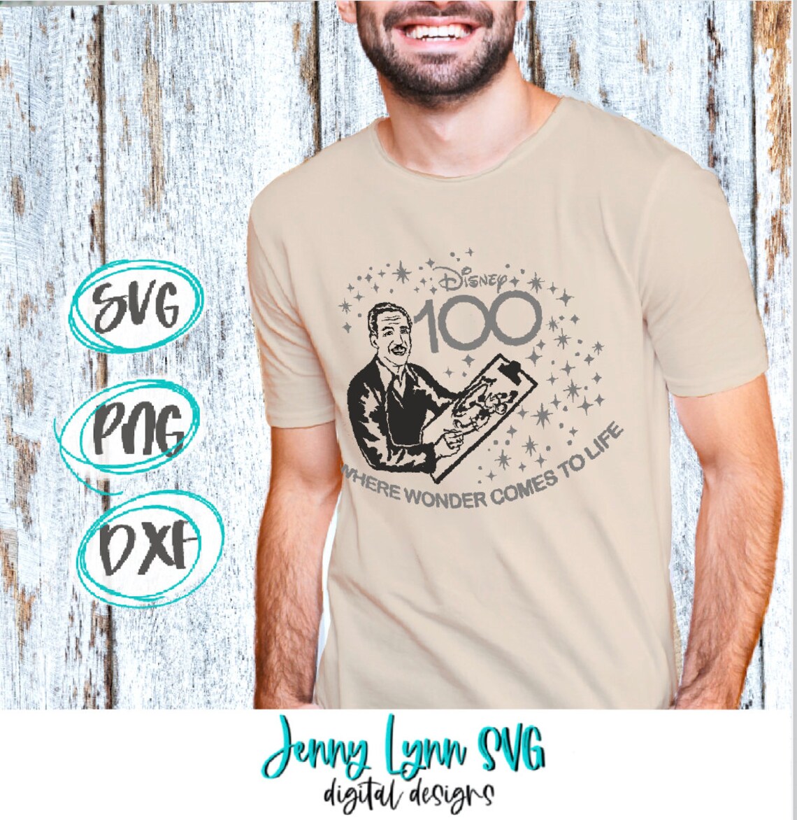 100 Years of Wonder SVG Walt 100 Years Anniversary SVG Dxf - Etsy