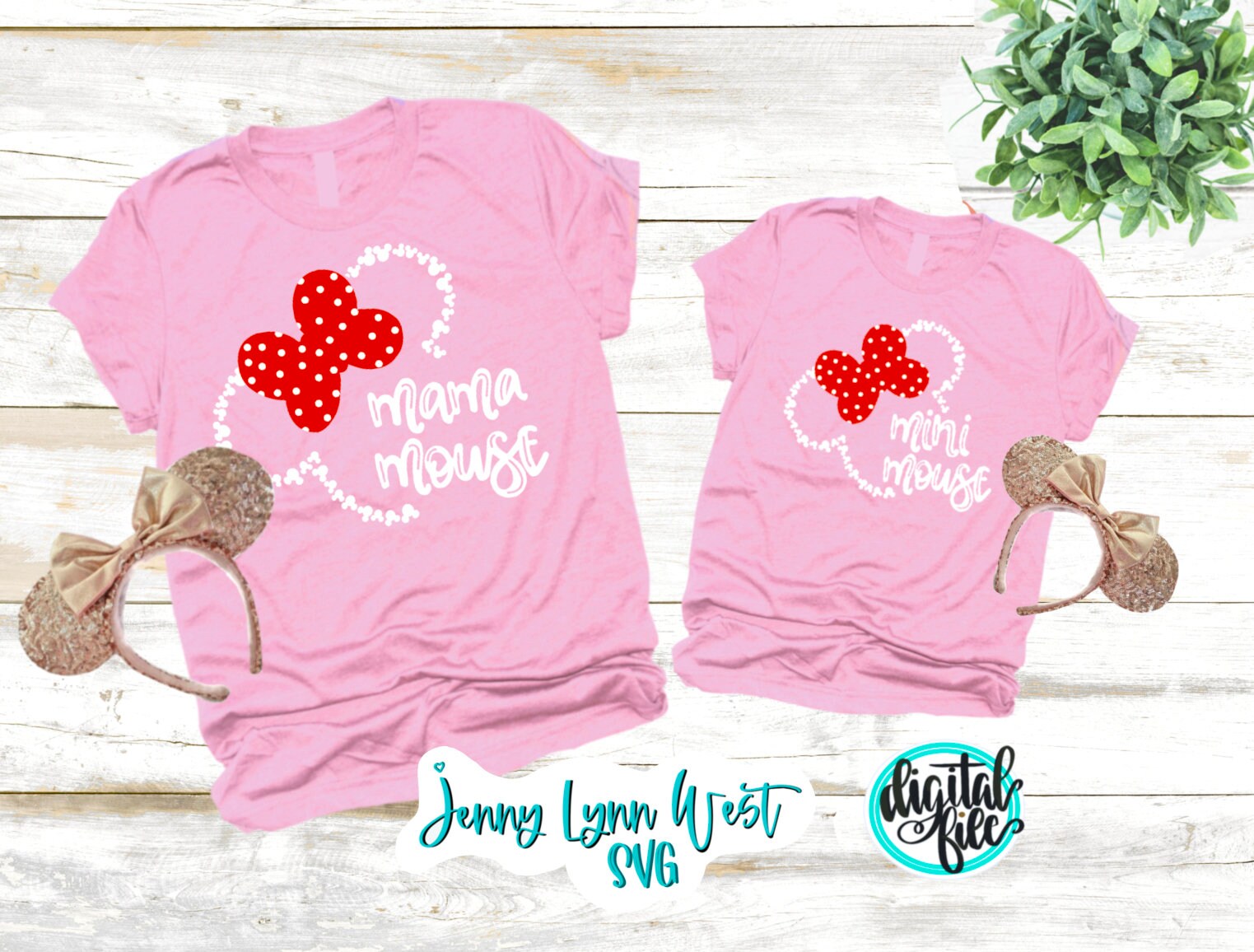 Mama Mouse SVG Mini Mouse Mickey Head Digital File SVG Hand Lettered ...