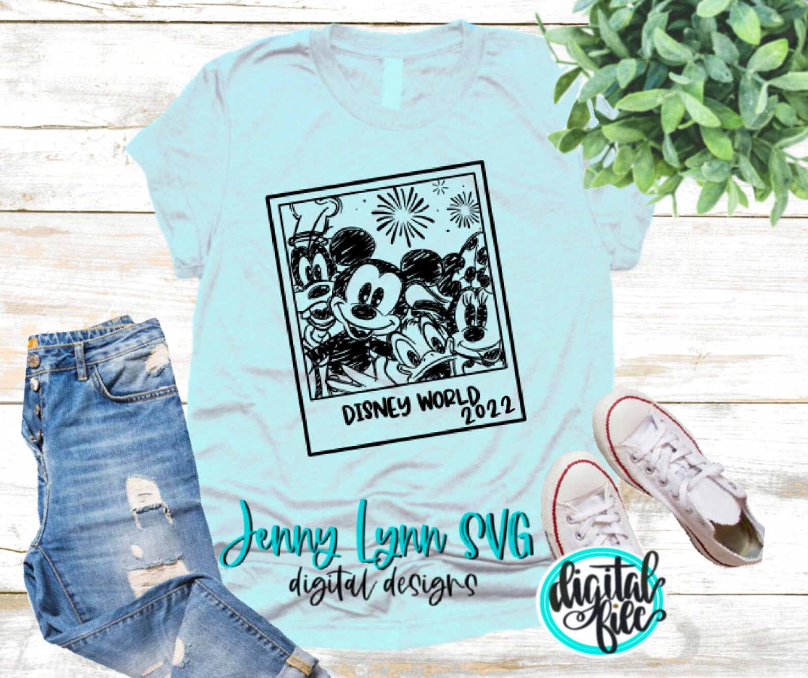 Mickey Mouse Gang Polaroid SVG Disneyworld PNG Dxf Classic - Etsy