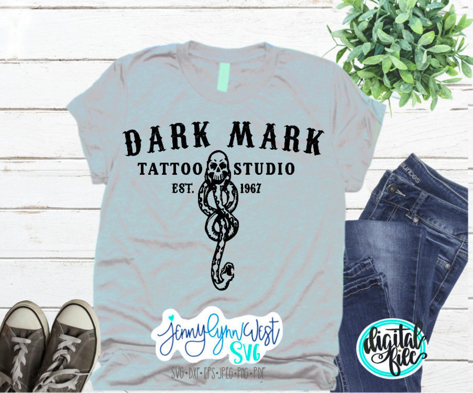 Dark Mark Tattoo Studio SVG Dark Mark Shirt Cricut Design | Etsy Canada