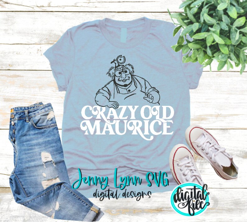 Beauty and the Beast SVG Crazy Old Maurice SVG Digital File - Etsy