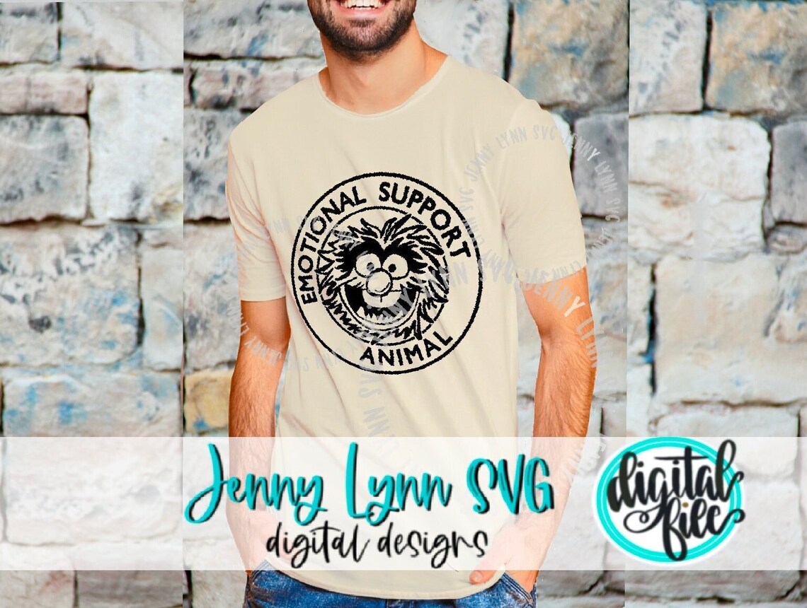 Muppets Animal SVG Muppets Emotional Support Animal Svg DXF - Etsy