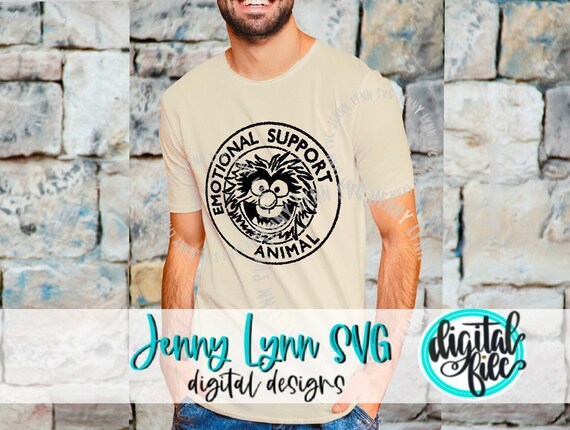 Muppets Animal SVG Muppets Emotional Support Animal Svg DXF - Etsy