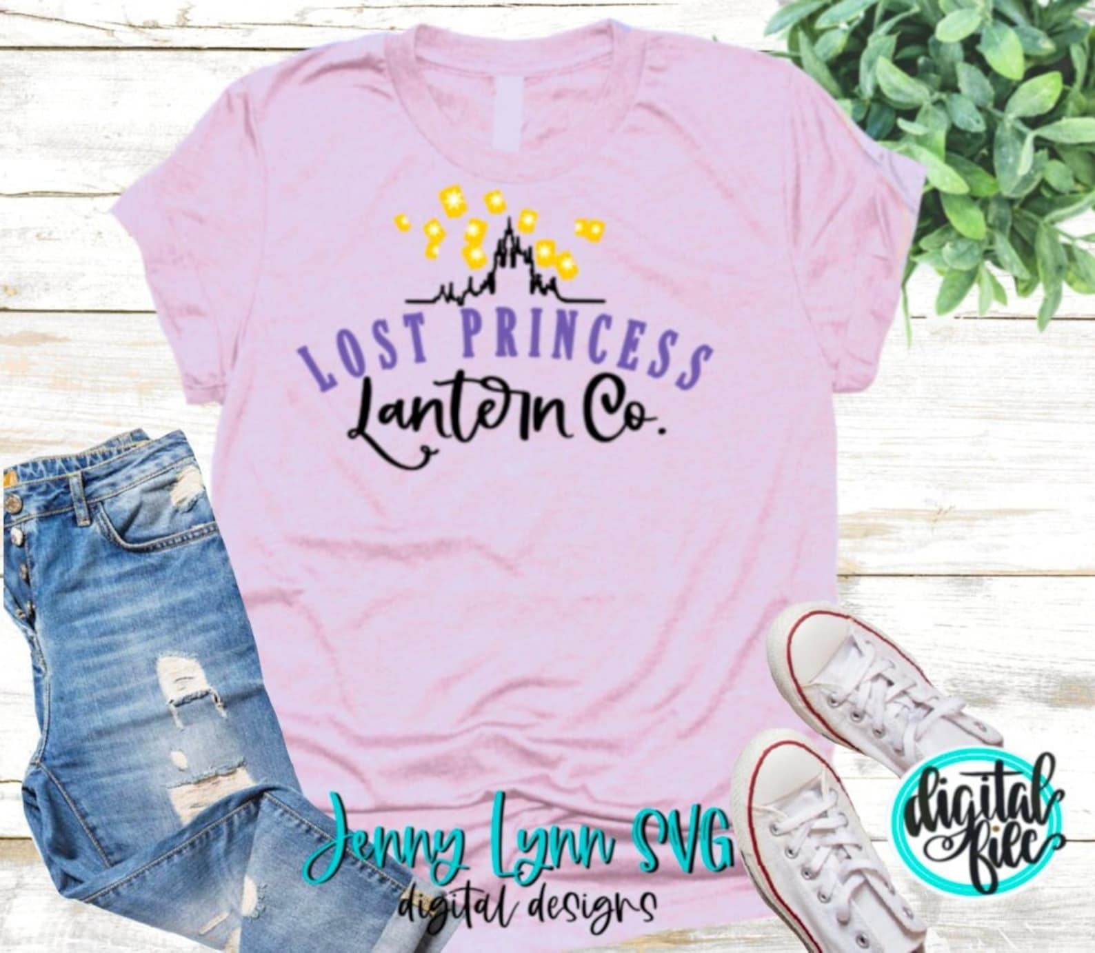 The Lost Princess Lantern Co. SVG Tangled Digital File Cut File ...