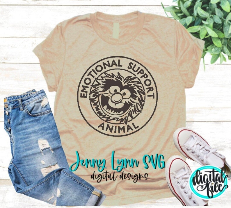 Muppets Animal SVG Muppets Emotional Support Animal Svg DXF Cut File ...