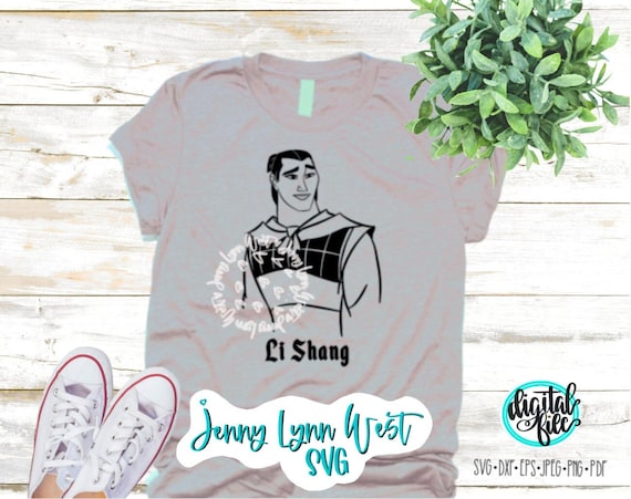 General Li Shang SVG Mulan SVG Shirt Digital Silhouette - Etsy