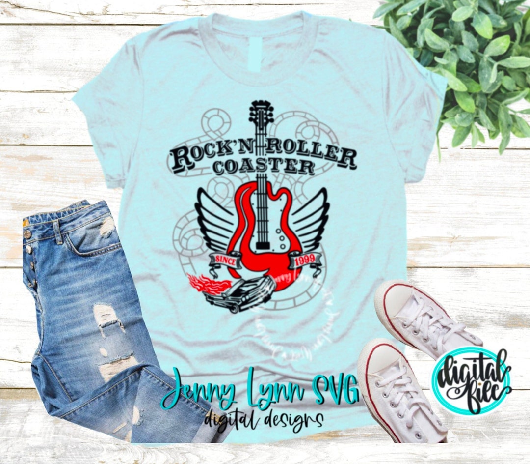 Rock N Roller Coaster SVG Hollywood Studios Ride SVG Iron on Cricut ...
