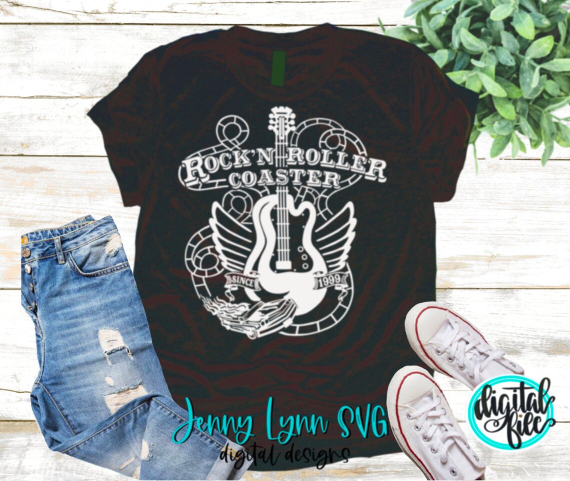 Rock N Roller Coaster SVG Hollywood Studios Ride SVG Iron on Cricut ...