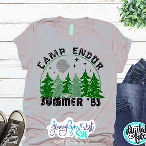 Starwars SVG Shirt Camp Endor Cut File Iron on Cricut Digital Cut File ...