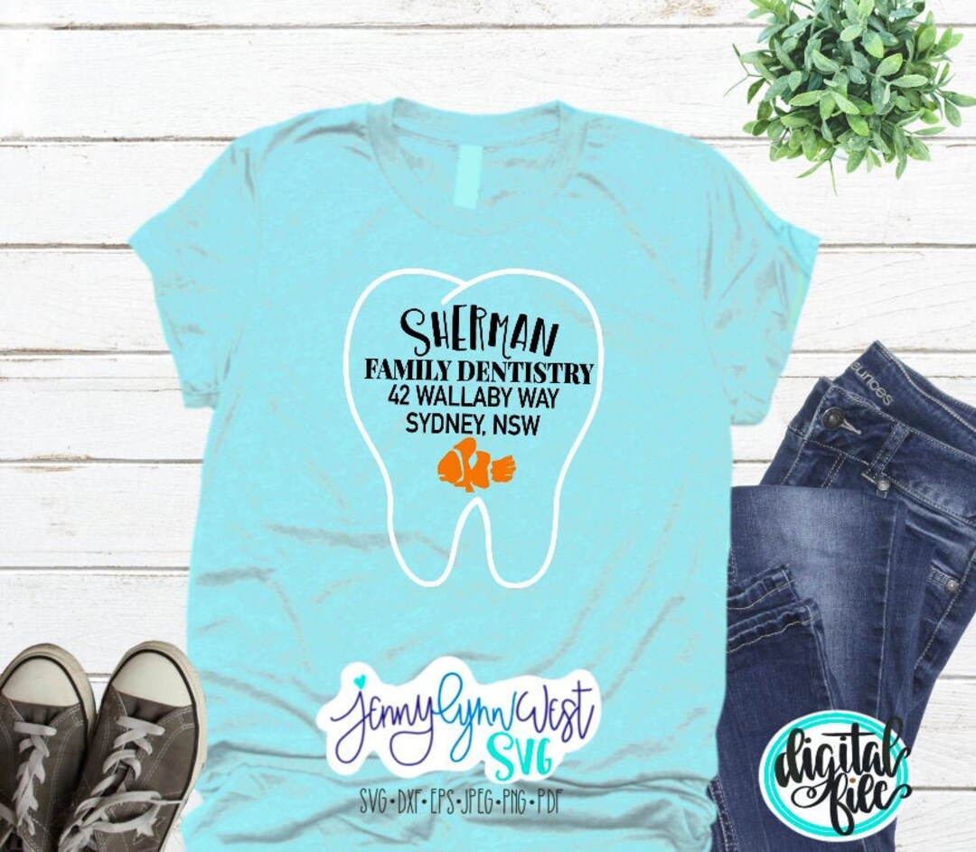 Finding Nemo SVG P Sherman Family Dentistry SVG 42 Wallaby Way Sydney ...
