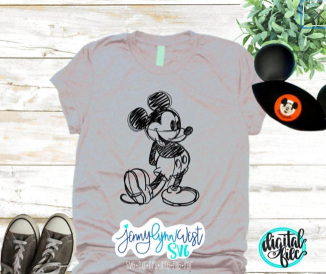 Mickey Mouse Gang Polaroid SVG Disneyworld PNG Dxf Classic Mickey ...