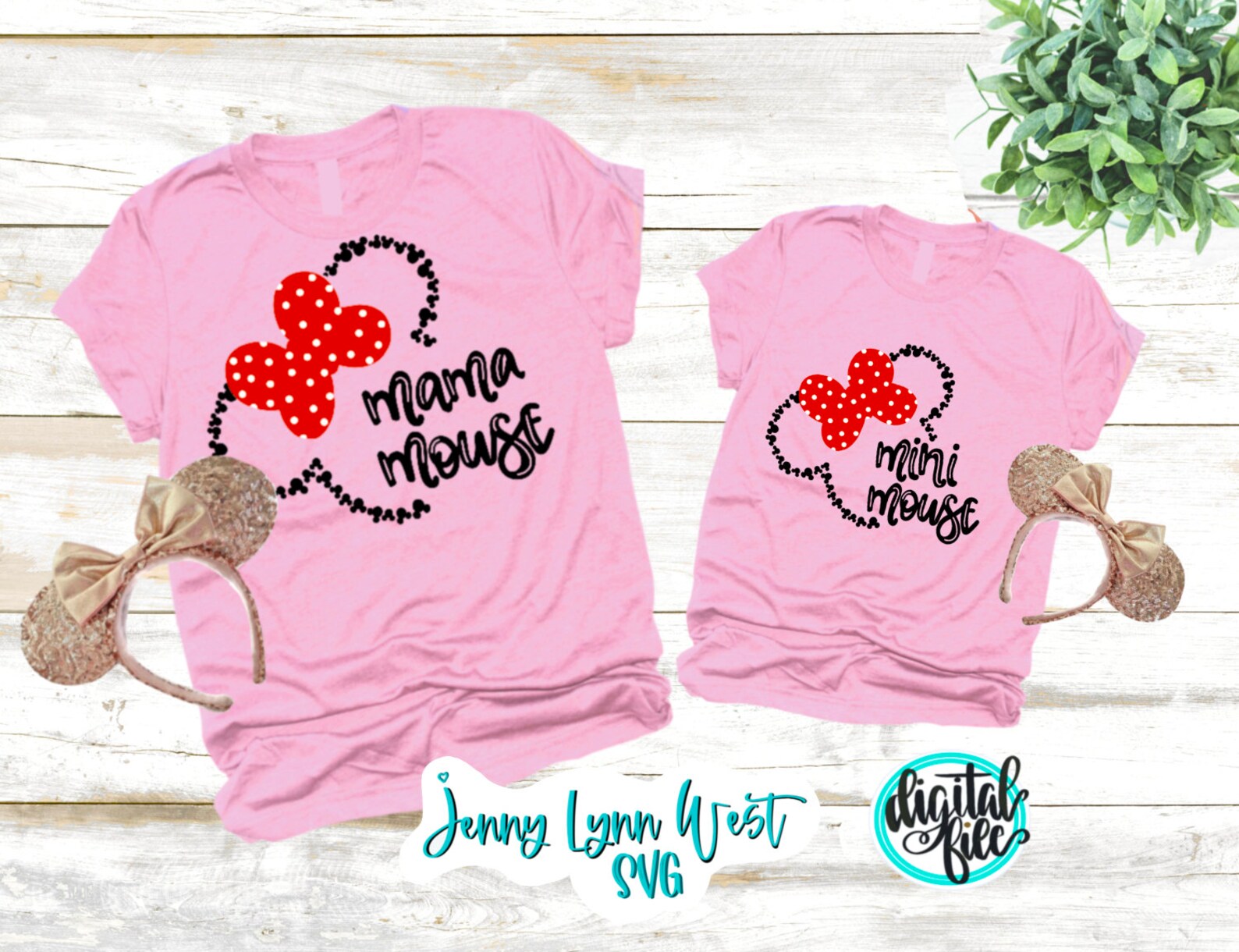 Mama Mouse SVG Mini Mouse Mickey Head Digital File SVG Hand | Etsy
