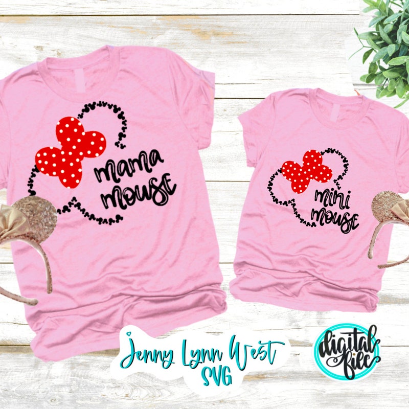 Mama Mouse Svg - Etsy