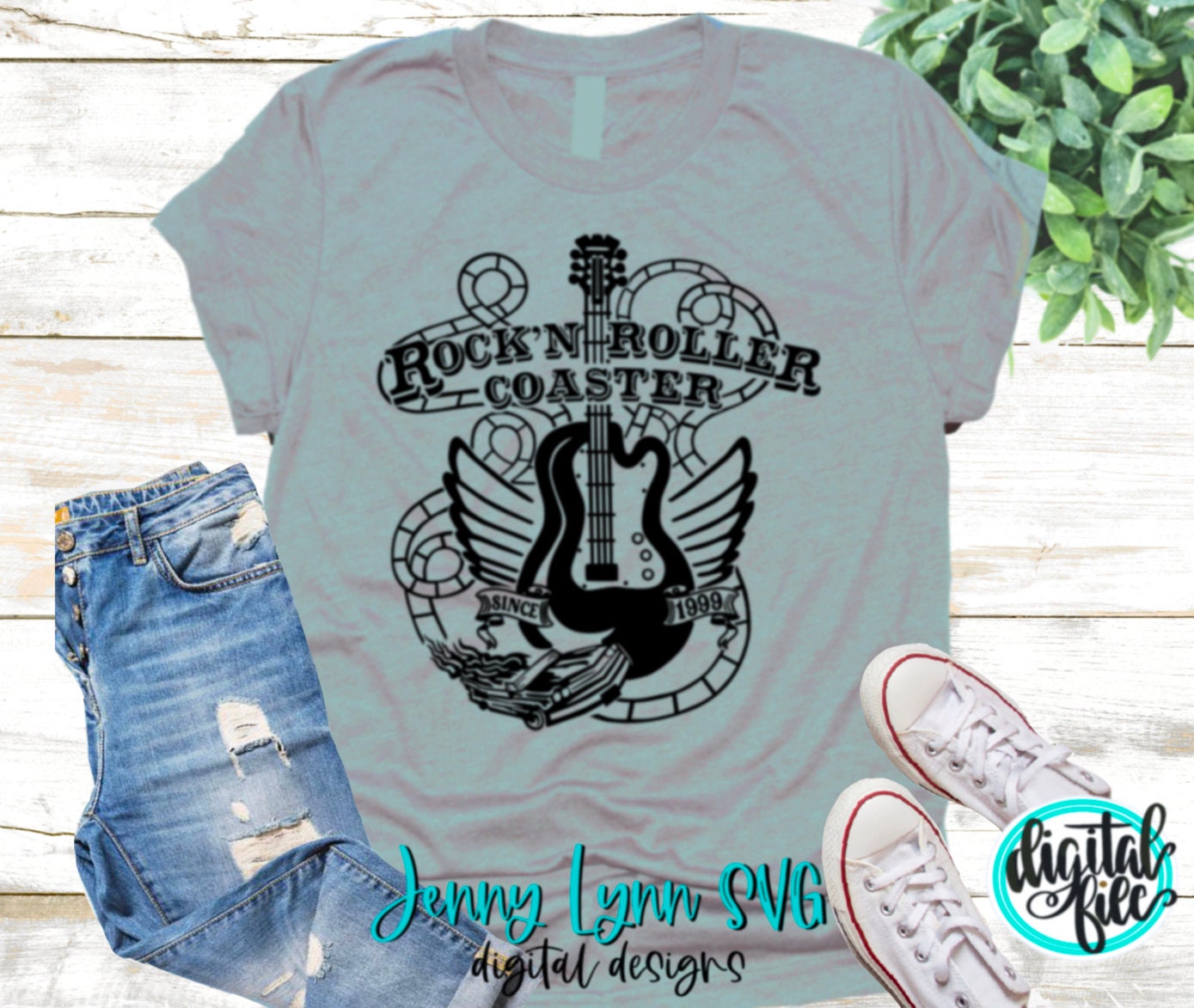 Rock N Roller Coaster SVG Hollywood Studios Ride SVG Iron on Cricut ...
