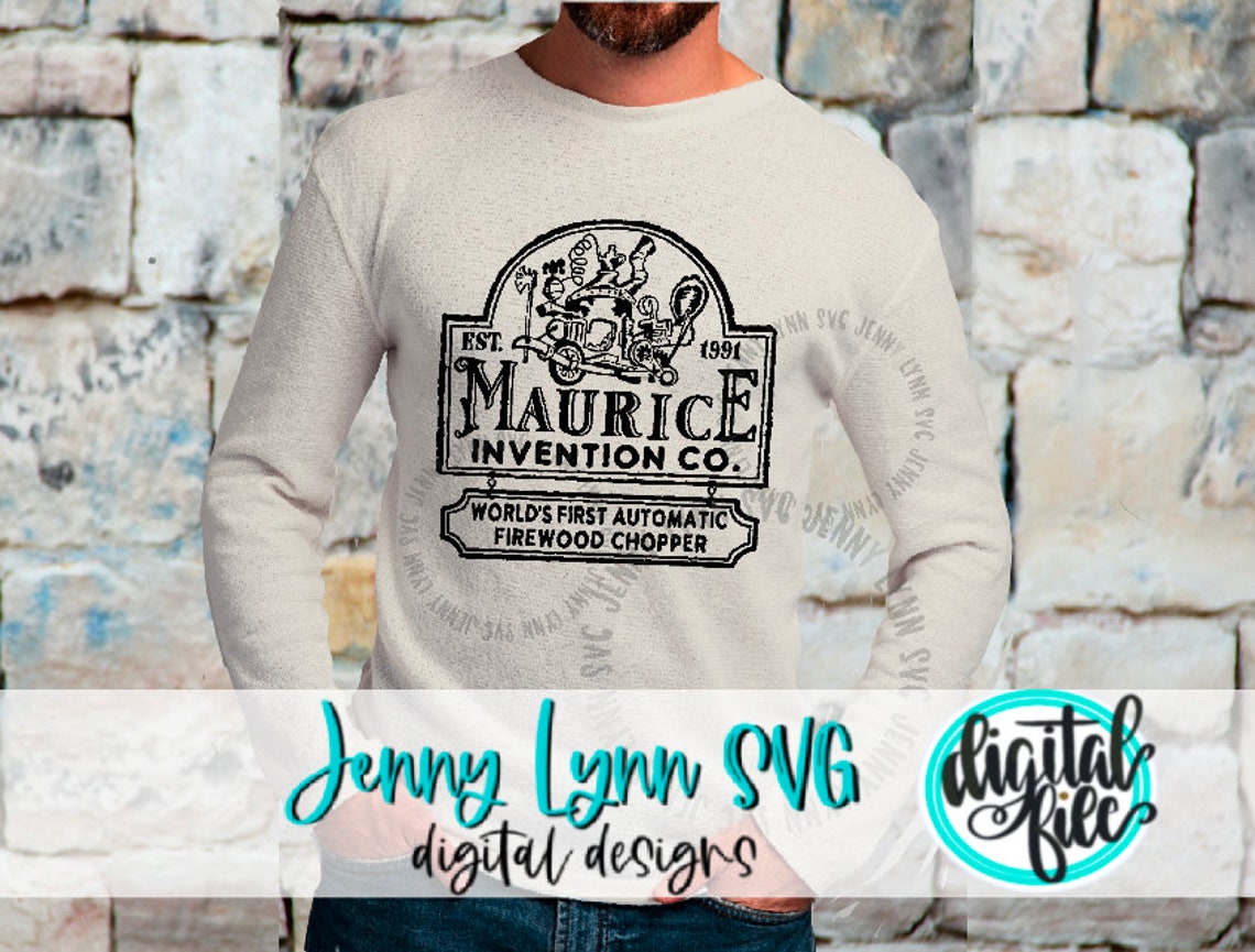 Beauty and the Beast SVG Maurice Invention Co. Occupation SVG Digital ...