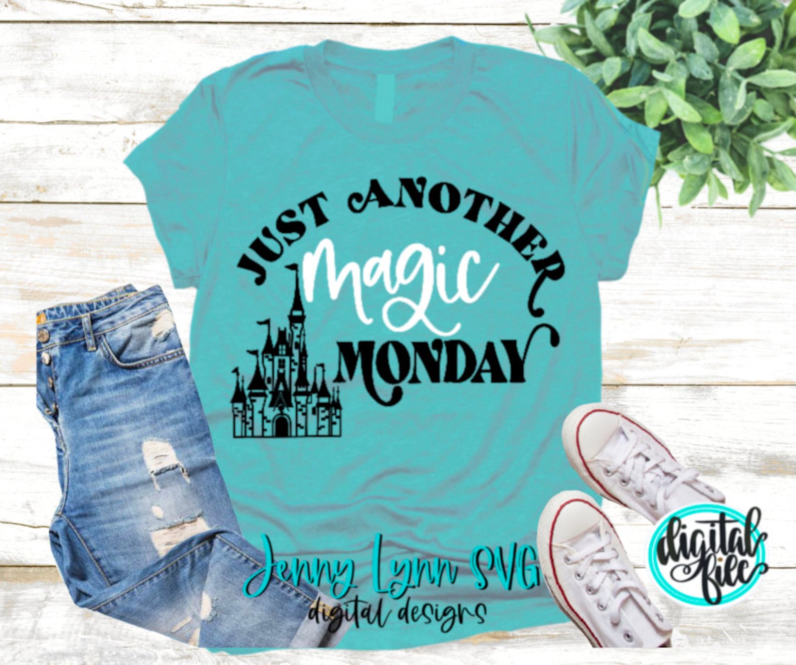 Just Another Magic Monday SVG Castle Svg PNG Dxf Vacation - Etsy