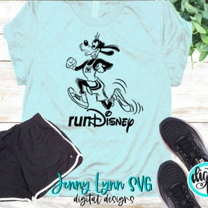 Goofy Rundisney Running Shirt SVG Rundisney Shirt Exercise SVG DXF ...