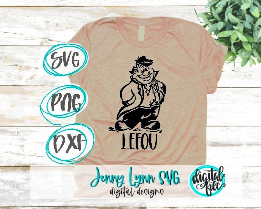 Beauty and the Beast SVG Lefou SVG Beauty and Beast Shirt Disneysvg Cut ...
