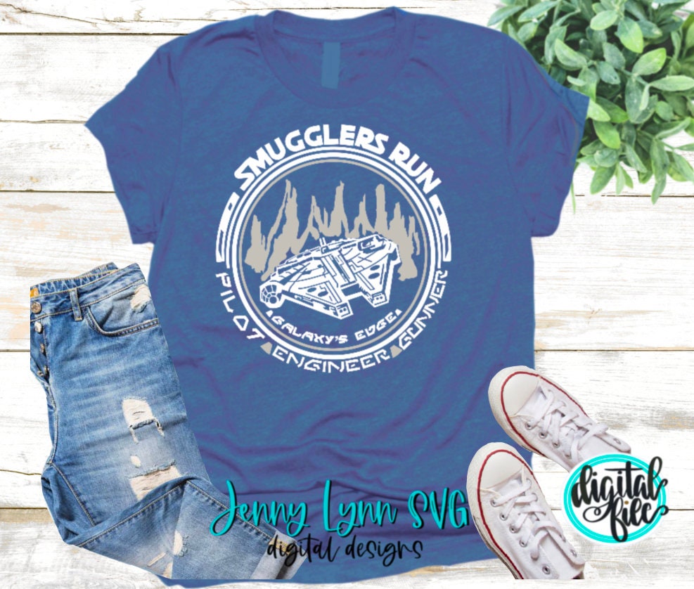 Smugglers Run SVG Galaxy’s Edge Star Wars SVG Shirt Iron on Cricut ...