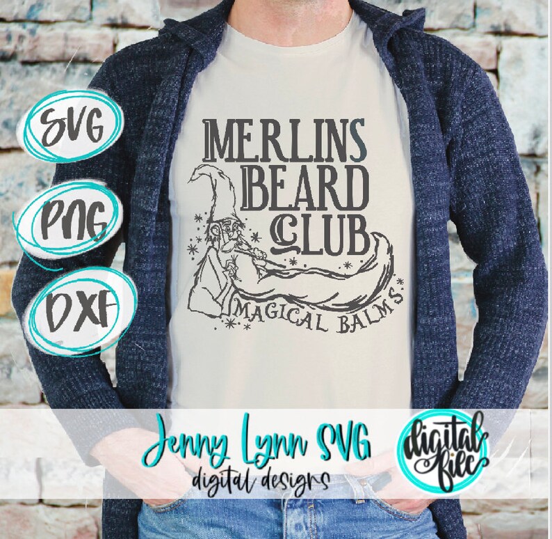 Merlins Beard Club SVG Sword and the Stone Cricut Silhouette - Etsy