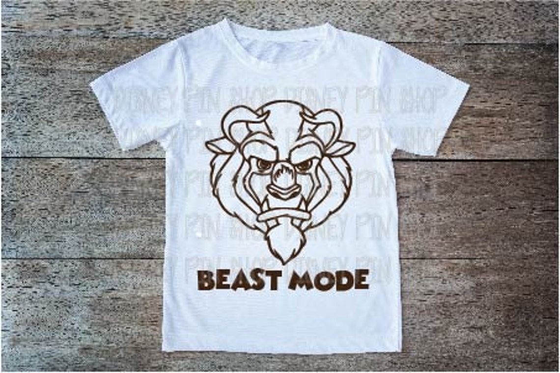 Beast Mode SVG Beauty and Beast SVG Digital File Silhouette - Etsy Canada