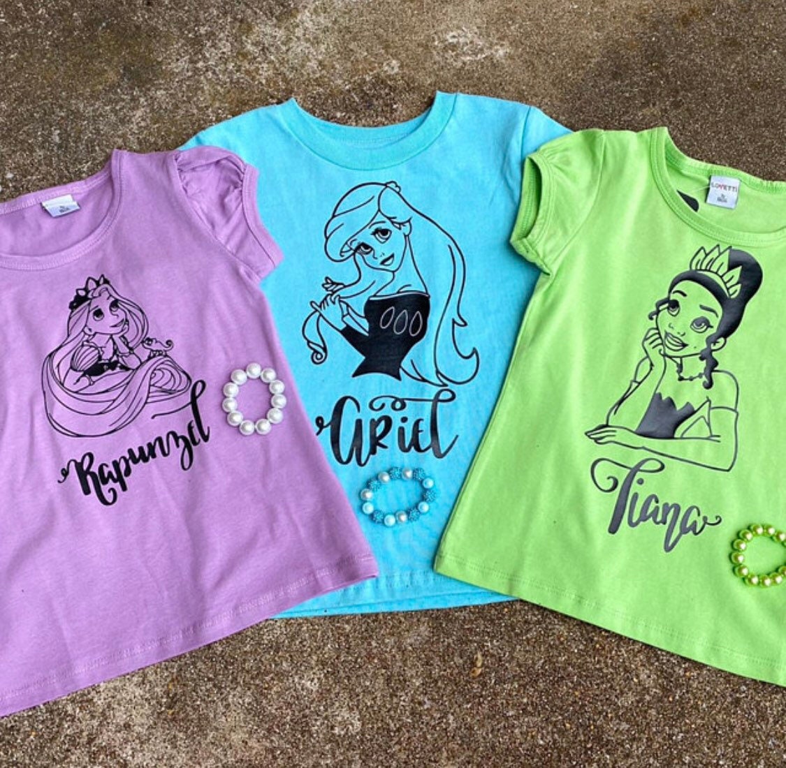 Princess Bundle SVG Belle Ariel Cinderella Jasmine Rapunzel Tiana SVG ...