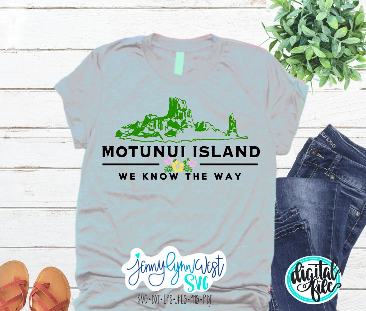 Moana SVG Motunui Island Digital File Download Aulani SVG Cricut Cut ...
