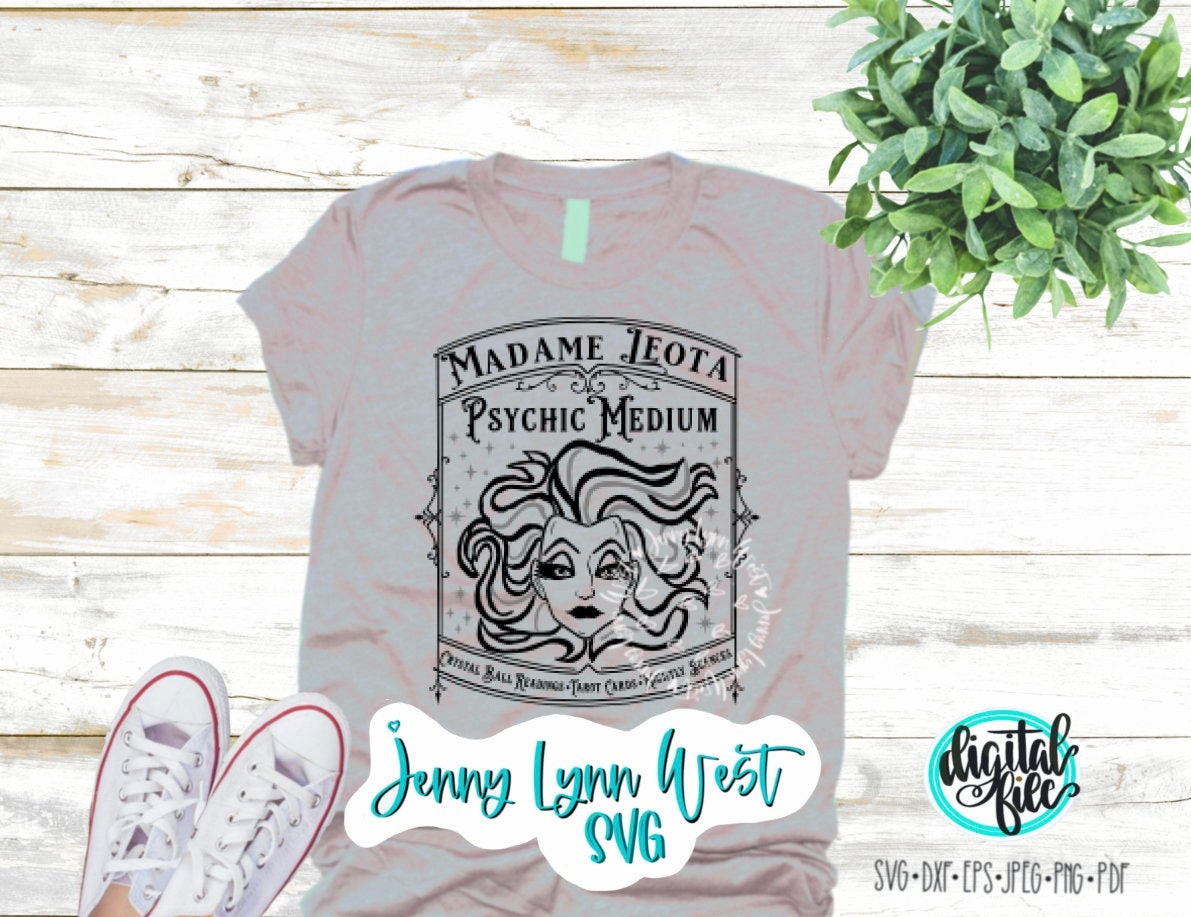 Madame Leota SVG Psychic Medium Haunted Mansion Ride SVG | Etsy