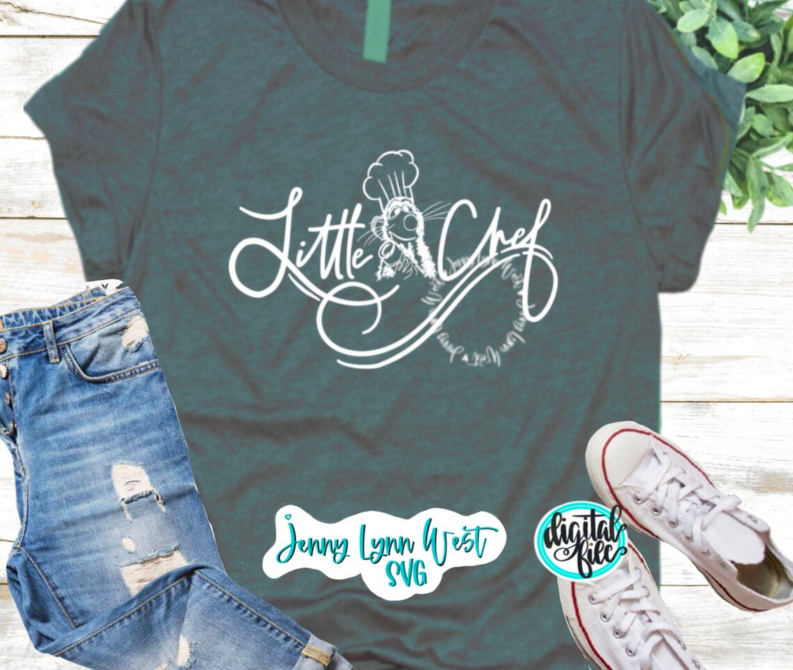 Ratatouille SVG Remy Little Chef Design Cut File Iron on Shirt Remy ...