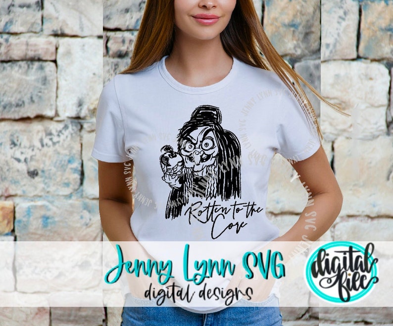 Evil Queen SVG Rotten to the Core SVG Digital File Cut File - Etsy