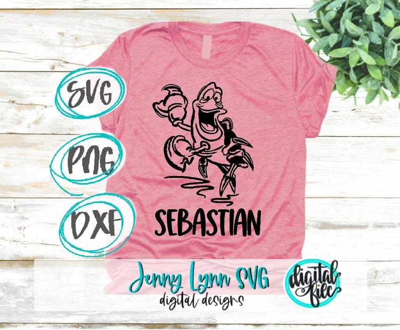Little Mermaid SVG Sebastian SVG Disneysvg Cut Disneyland Svg - Etsy