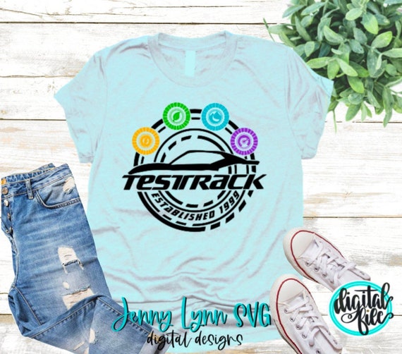Test Track Ride Epcot Ride SVG Silhouette Cricut Cut File DXF - Etsy