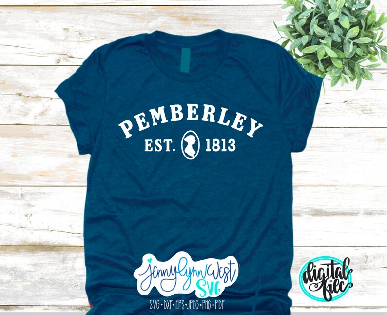 Pemberley SVG Pride and Prejudice Jane Austen SVG Pemberley College ...
