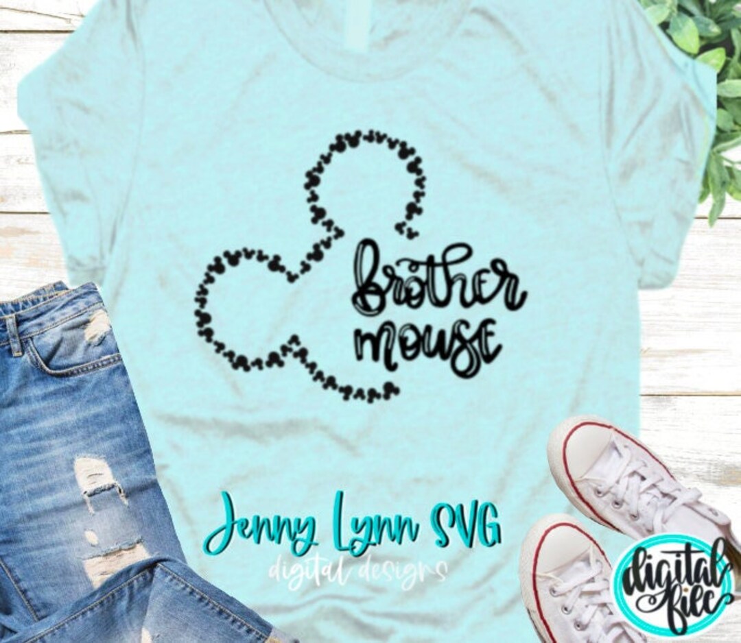 Brother Mouse SVG Park Family Mouse SVG Shirt Digital Clipart ...