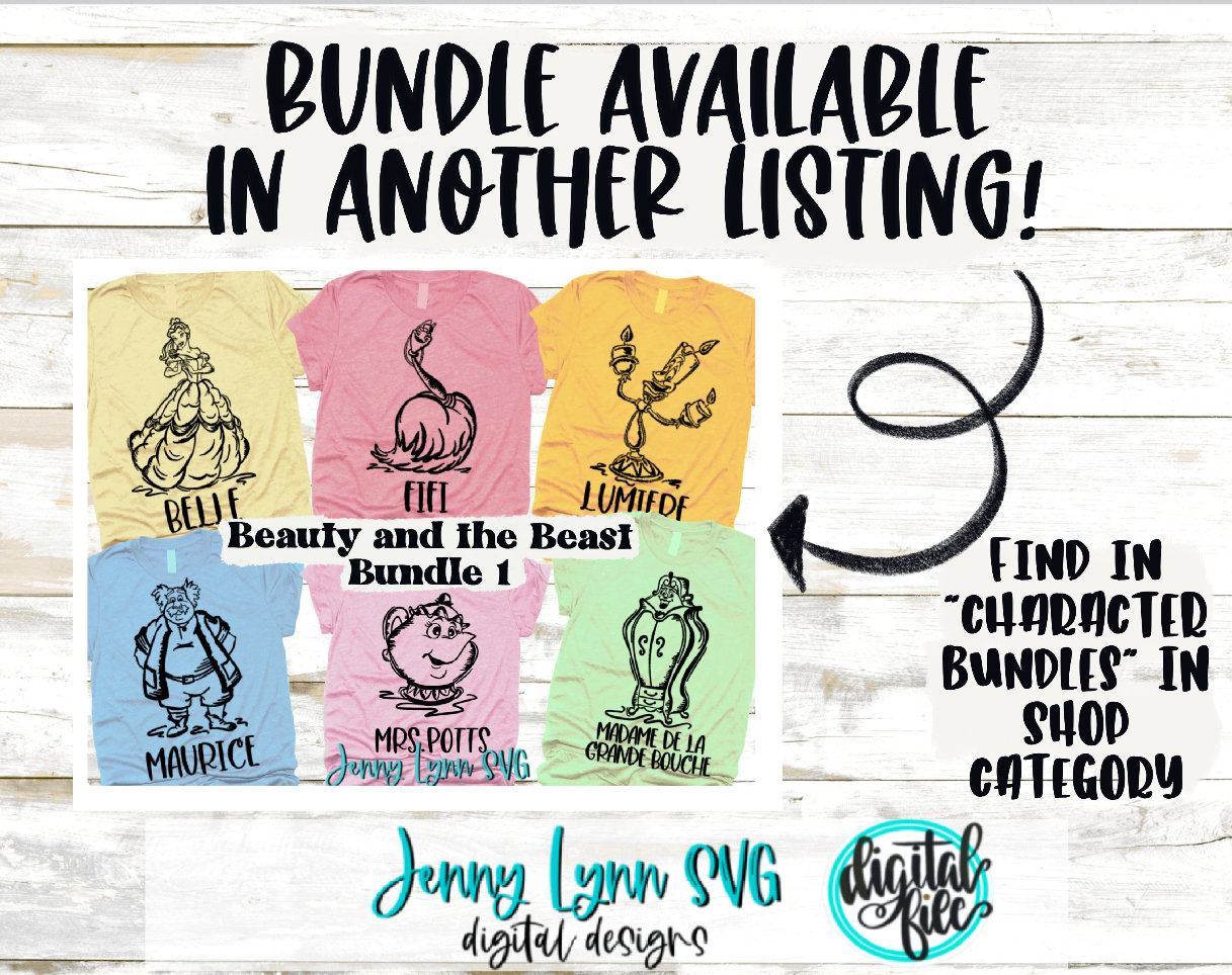 Beauty and the Beast SVG Mrs. Potts SVG Beauty and Beast Svg - Etsy ...