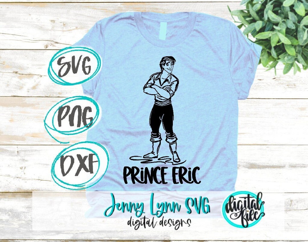 Little Mermaid SVG Prince Eric SVG Disneysvg Cut Disneyland Svg Cricut ...